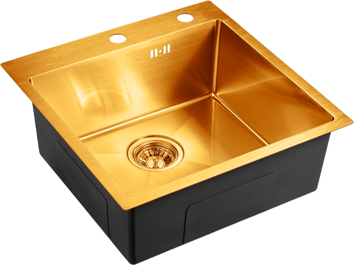 Мойка кухонная Emar PVD EMB-117A PVD Nano Golden