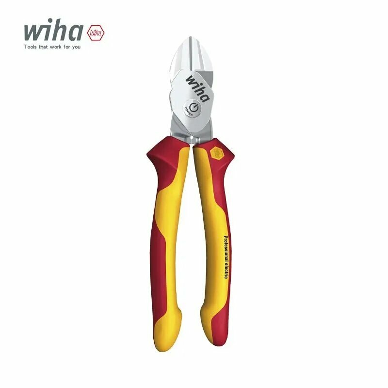 WIHA BiCut 1000 В Бокорезы, удвоенная мощность одним нажатием кнопки, Плоскогубцы диагональные,38191