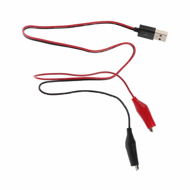 Тестовый зажим "крокодил" для подключения к USB-адаптеру