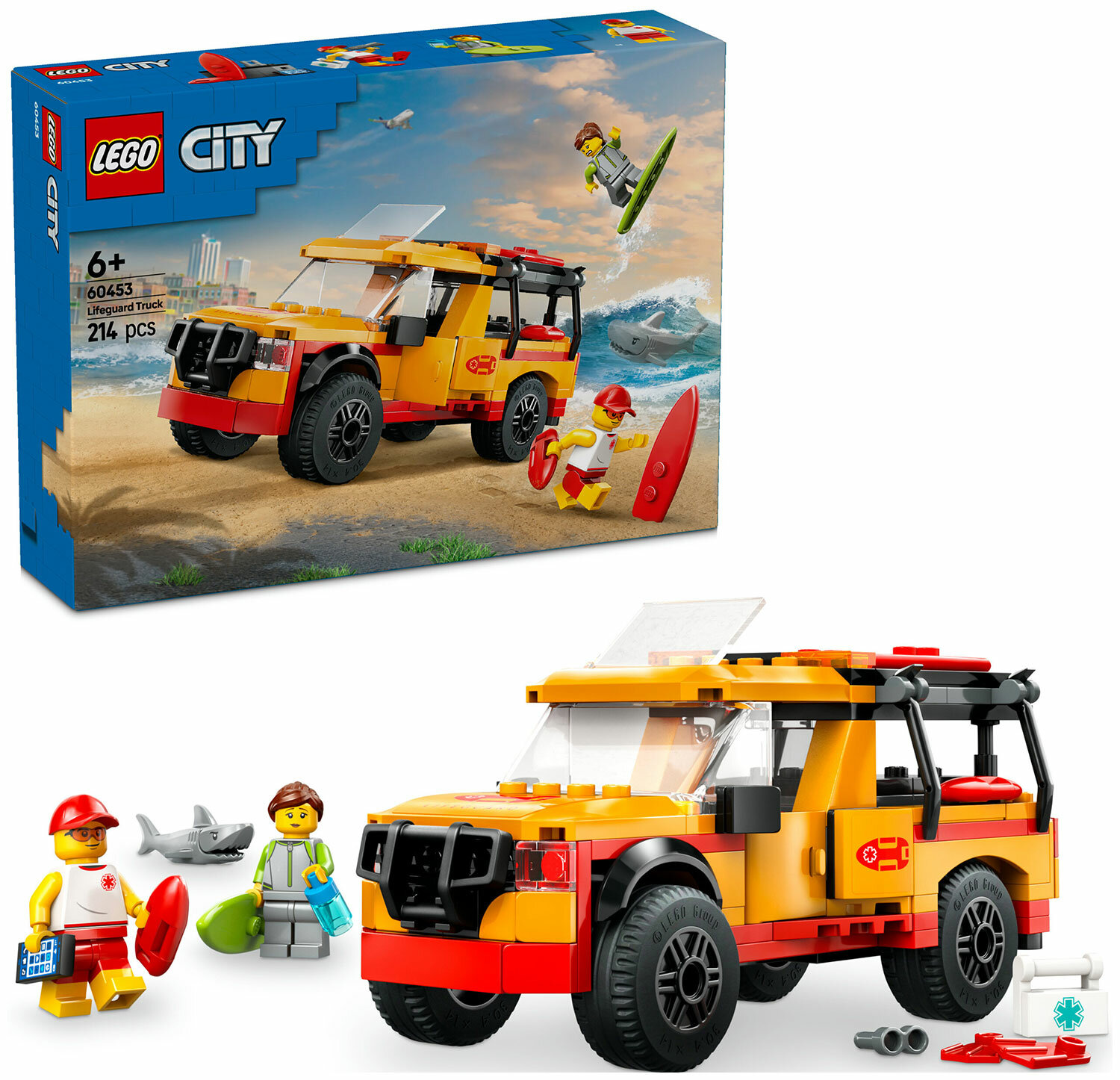 Конструктор Lego City Пляжный грузовик для спасателей (60453)