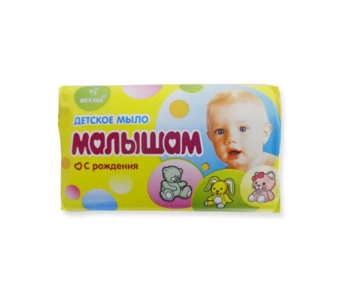 Мыло туалетное твердое Малышам Весна 90 гр