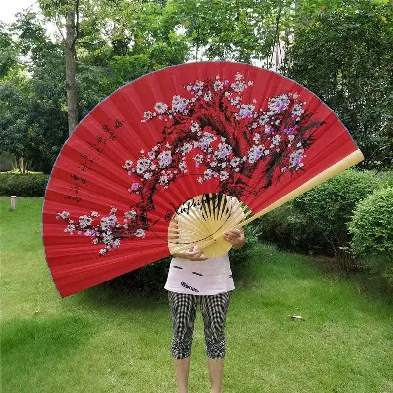 Большой подвесной вентилятор 0,9 * 1,6 М, вентилятор в китайском стиле, большой складной вентилятор