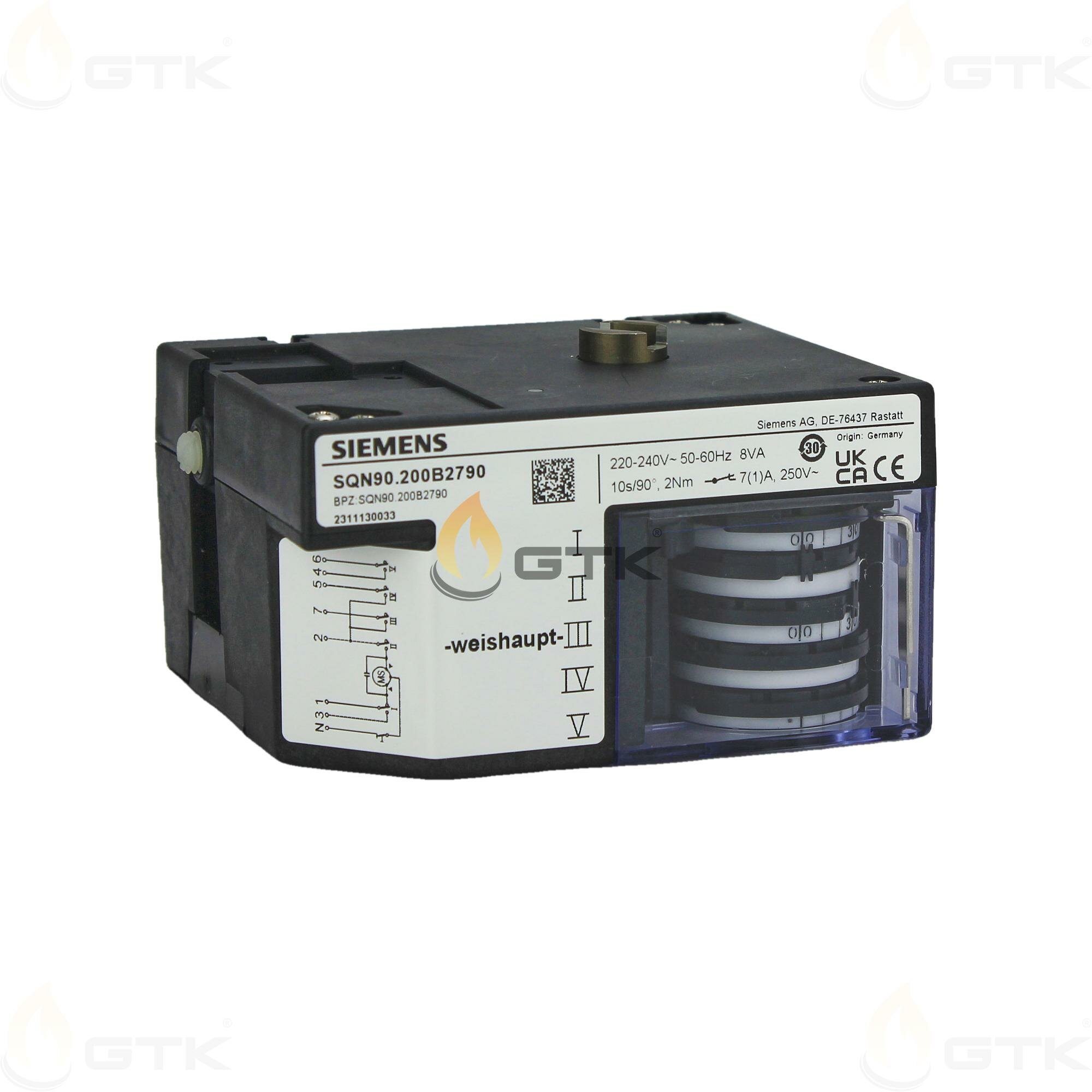 Сервопривод Weishaupt SQN90.200B2790, 651025