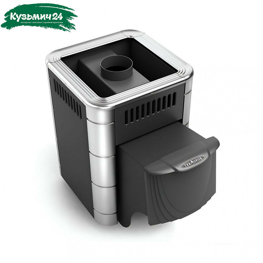 Печь для бани TMF Оса Inox ДА антрацит НВ, 9 кВт, d115, до 9 куб. м, 1 шт.