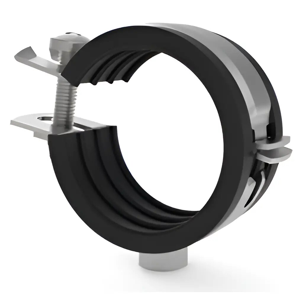 Хомут для труб 1" 1/4 (⌀ 40 - 43 мм.) одновинтовой с гайкой М8, STOUT (SAC-0020-300114)