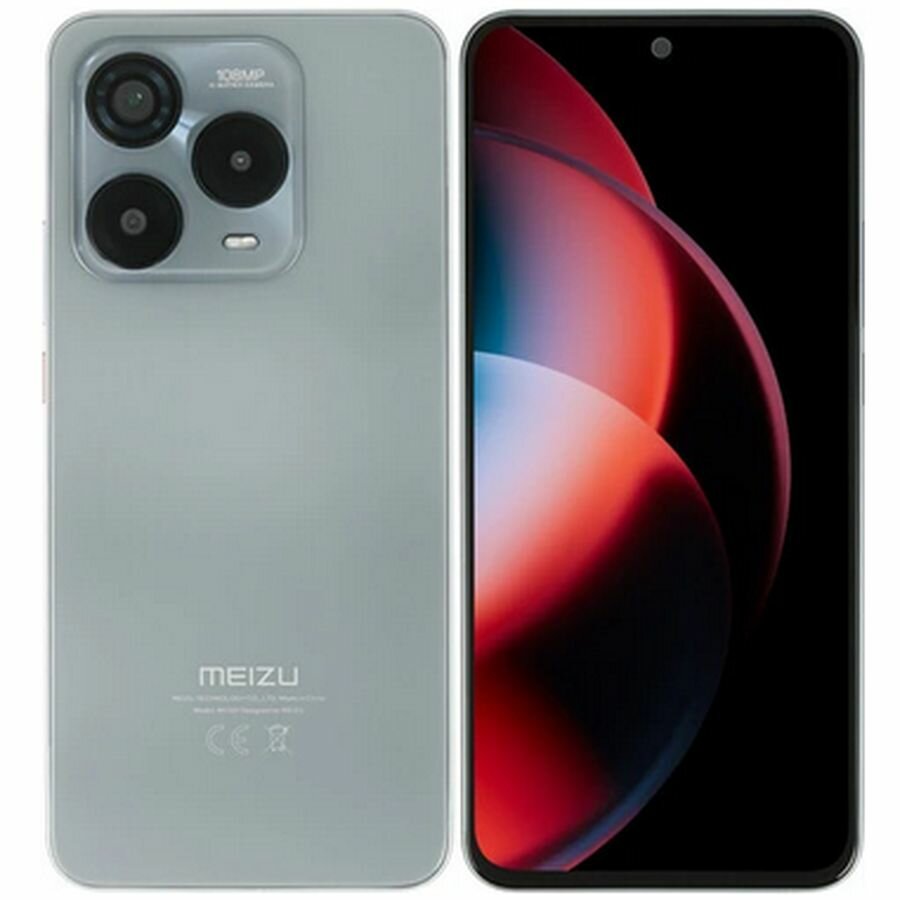 6,78" Смартфон Meizu Note 22 8/256 ГБ (NOTE 22) 2025, серый