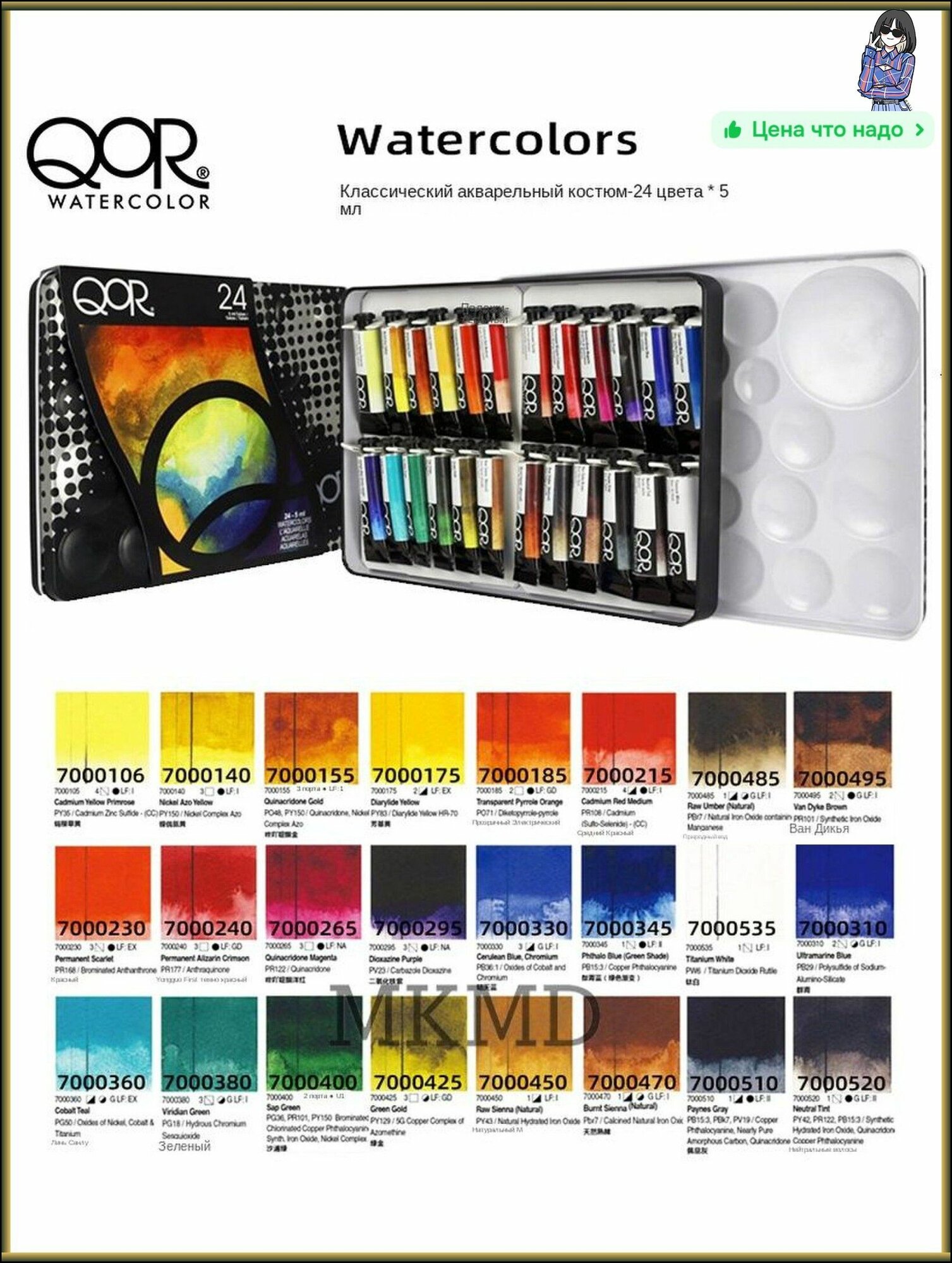 Масляная краска для рисования и творчества-Краска масляная