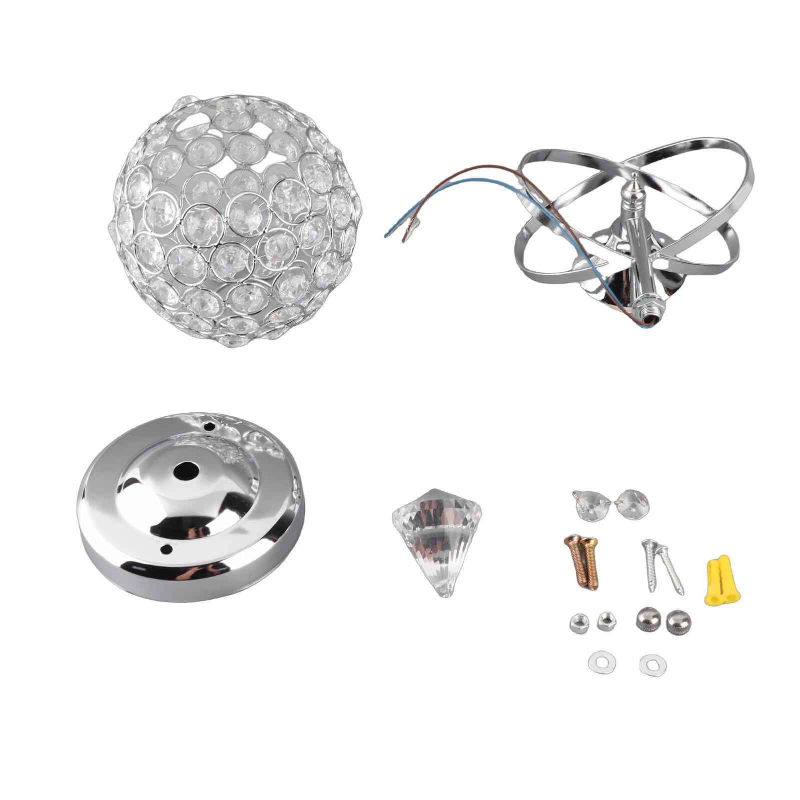 Современная хрустальная настенная лампа постели ночная световая спальня гостиная зал зала освещения