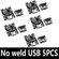 5шт No weld USB модуль питания