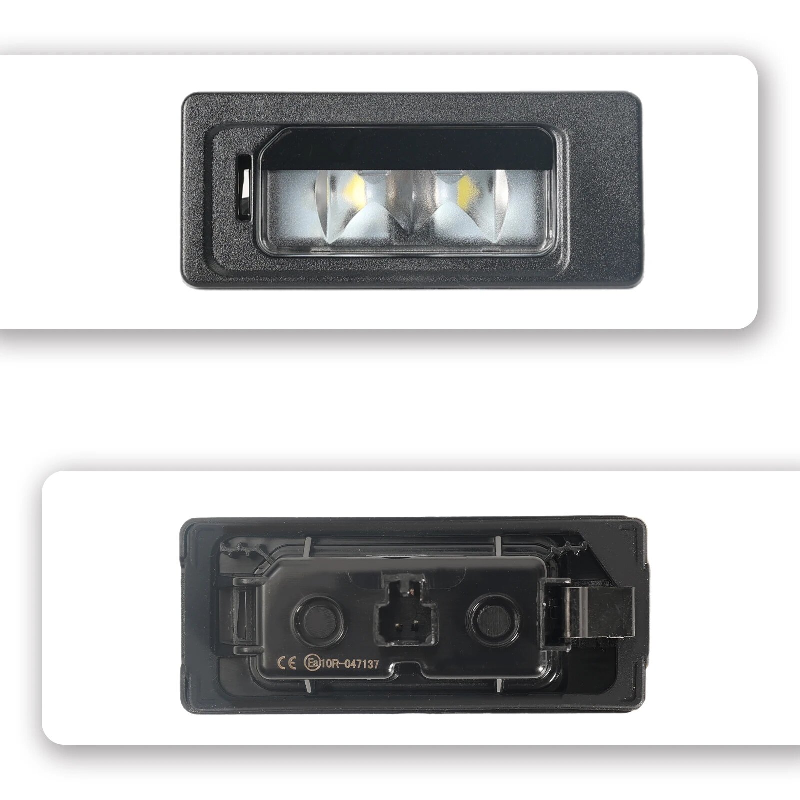 2 шт. светодиодная лампа освещения номерного знака 12 В для Volkswagen New Passat Charon Audi A4L Q3 Q5 A6L C8 51G943021A 4g0943021a Белая лампа