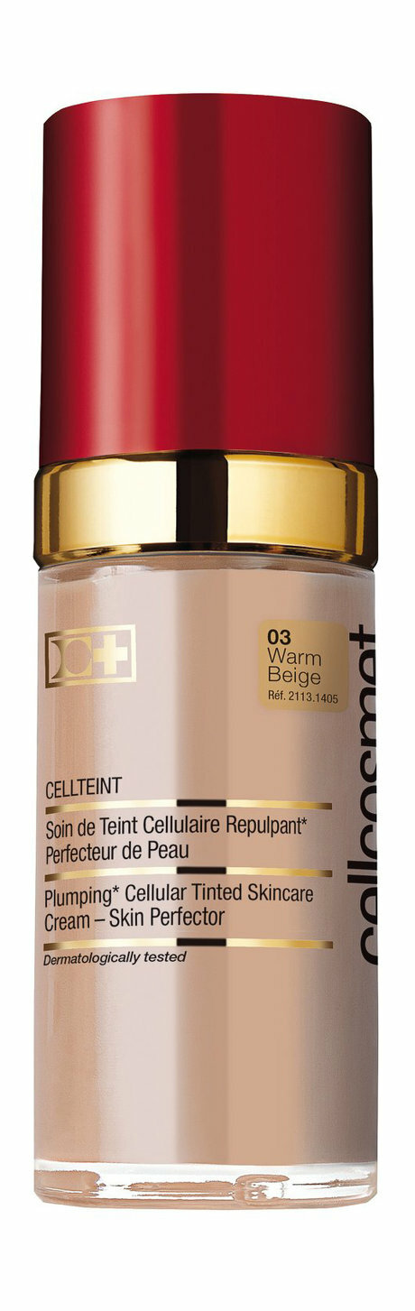 Cellcosmet Cellmen Cellteint Plumping Cellular Tinted Skincare Тонирующий крем | 03 - Warm Beige 30мл