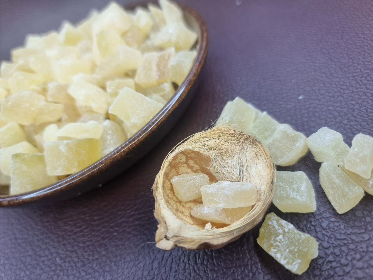 Молодой кокос кубики