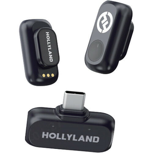 Петличная радиосистема Hollyland LARK A1 (Mini Duo Type-C, Серый)