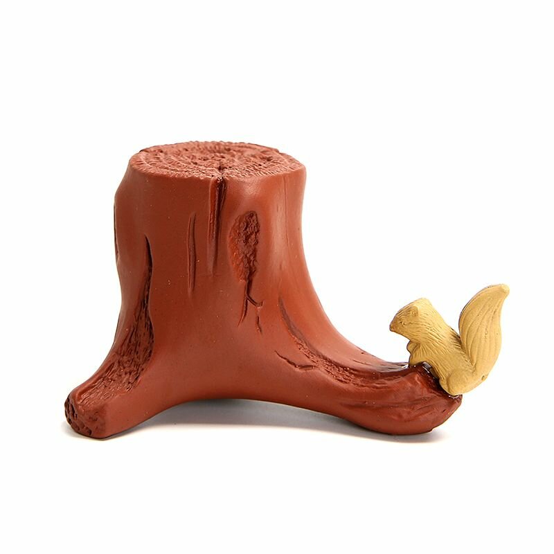 Премиум фиолетовый глиняный орнамент для чая, аксессуары для чайного искусства, маленький орнамент для чайной игры, подставка для чайного ситечка, держатель для крышки чайника, может использоваться для чайной игры