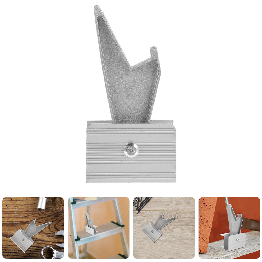 Замок Ступени Лестницы Из Алюминия, Прямоугольный, Серебристый, Для Стабилизации, 1 Комплект