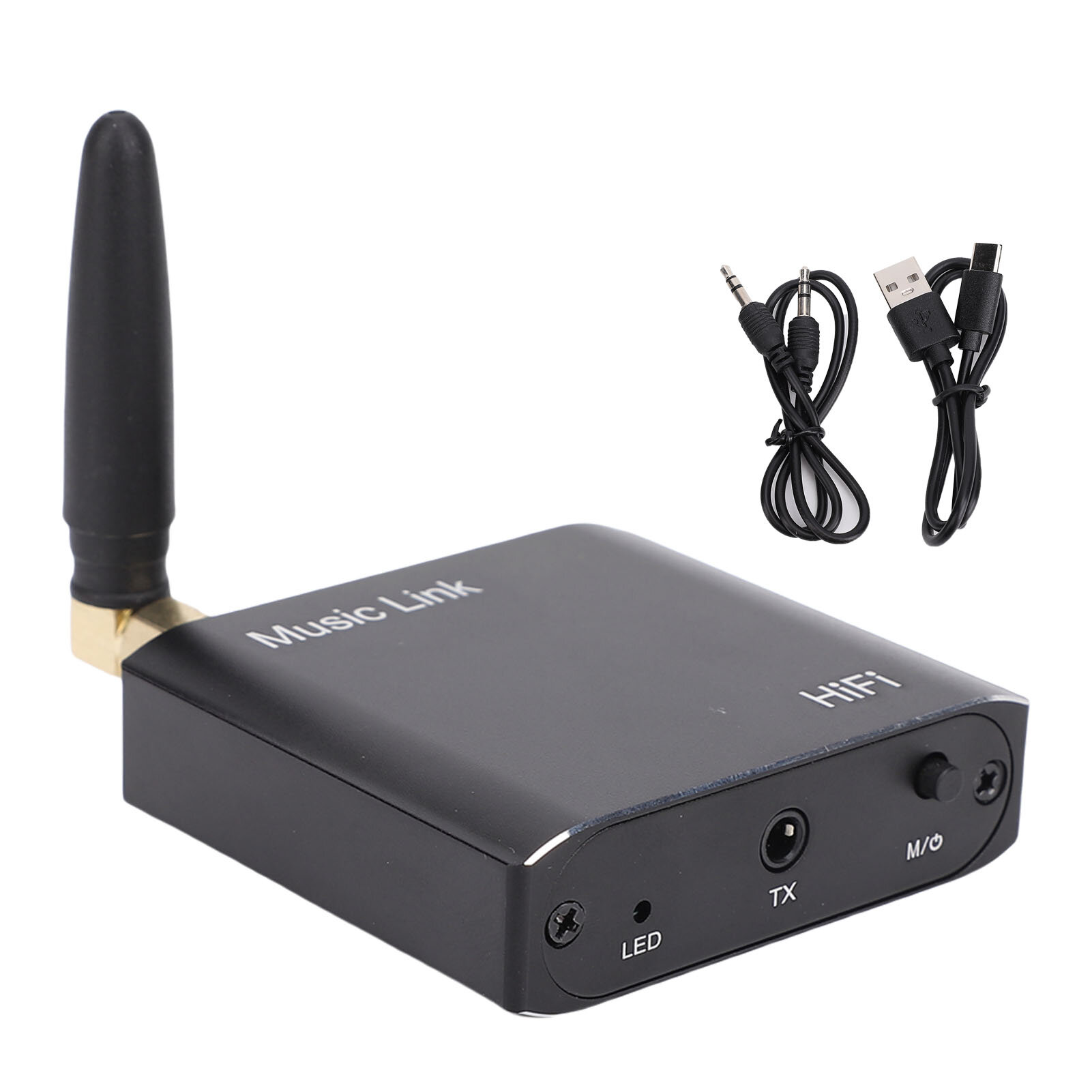 Bluetooth 5.3 Аудио -адаптер 2 в 1 беспроводной передатчик и приемник для динамиков компьютерный телевизор