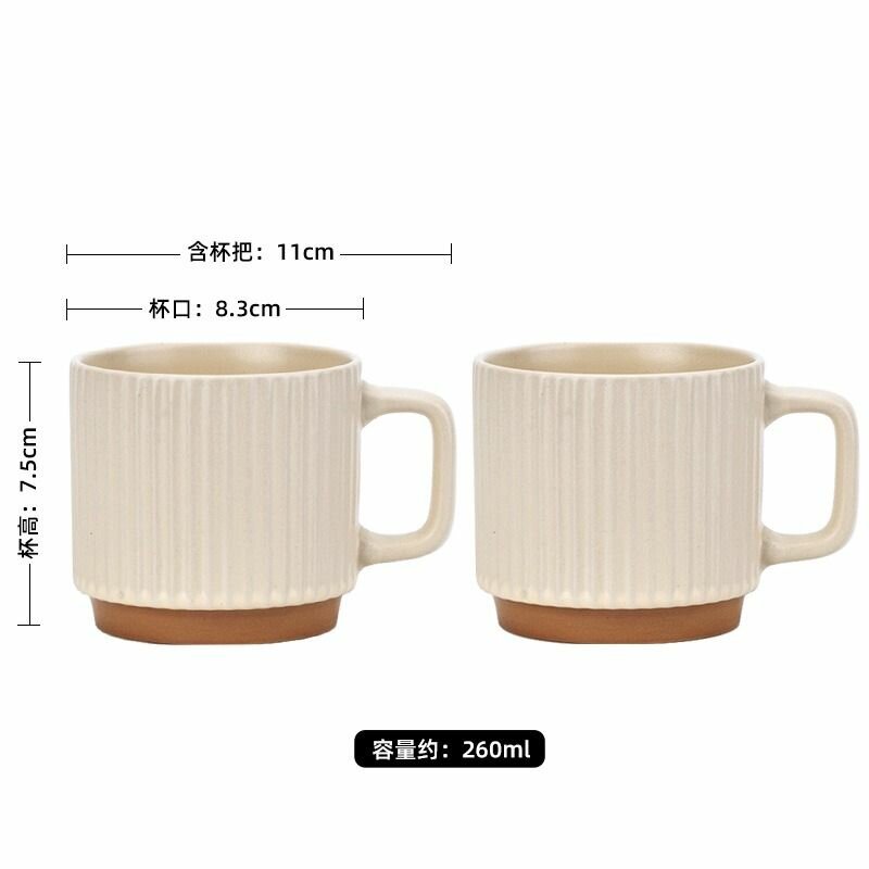 Набор кружек для чая и кофе 4 шт. 240 мл. из керамики — идеальный выбор для семьи, гостей и уютных встреч за столом.