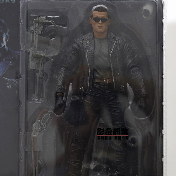NECA 7-дюймовый Терминатор 2 T800 Шварценеггер металлический скелет версия подвижная фигурка куклы модель