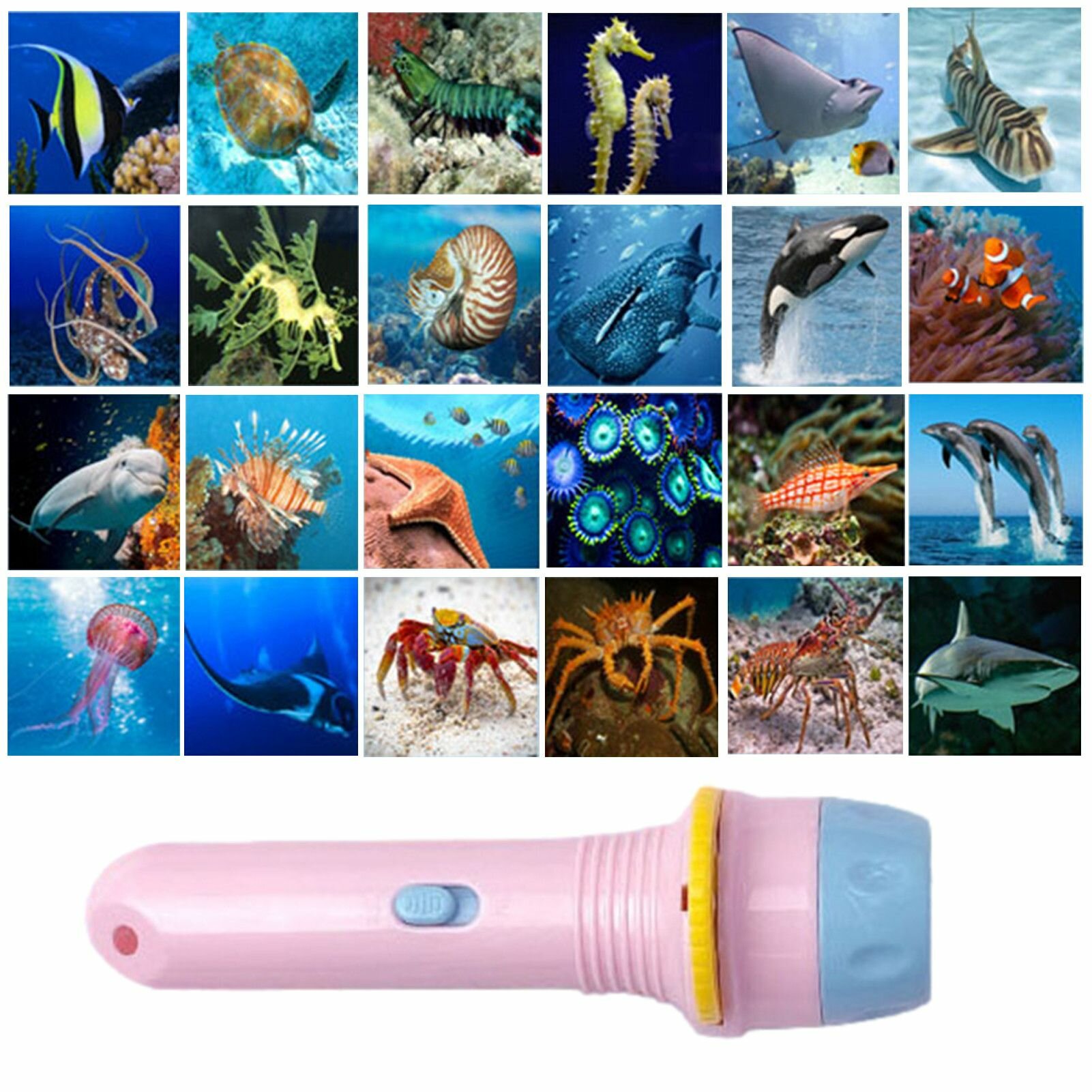 Фонарик-Проектор - Проектор Слайдов С Динозаврами Детские игрушки