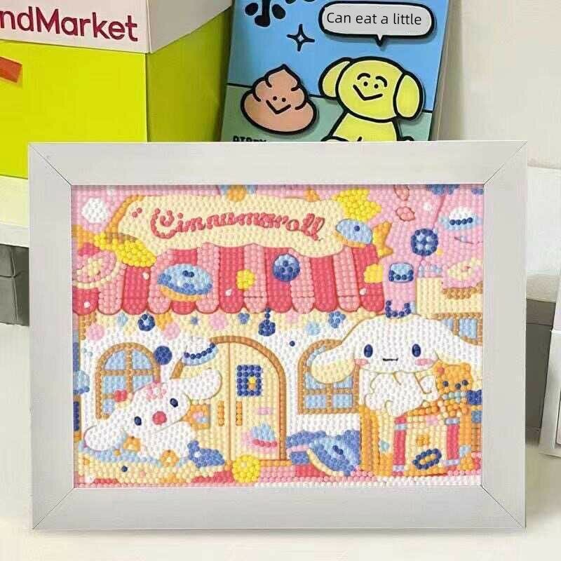 Набор для рукоделия с диамантными наклейками и пластиковой рамкой: Bread Canine Design 103 для детей