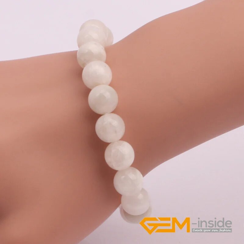 Браслет из лунного камня GEM-inside 10mm