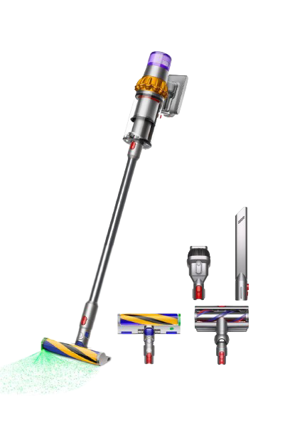 Пылесос Дайсон Dyson V15 Detect Absolute, серебристый, оригинал (SV47)