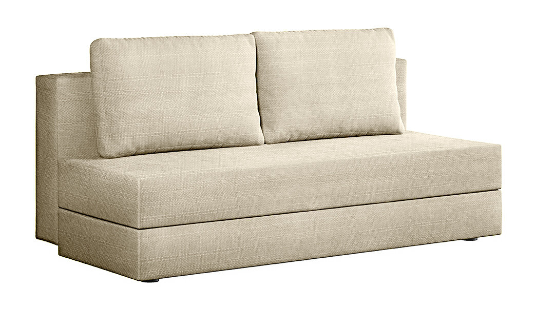 Диван раскладной Аура 1, механизм еврокнижка, в цвете бежевый (Бинго 31)