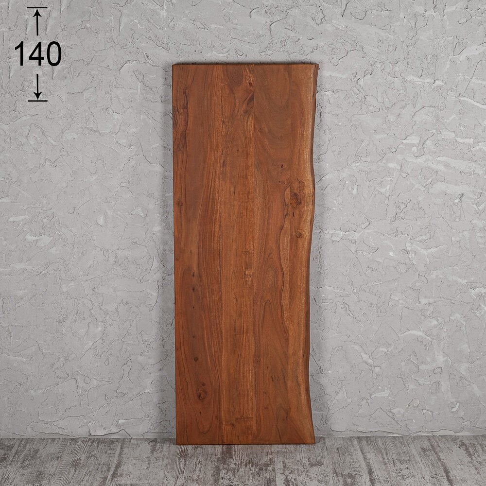 Слэб Décor of Today из Акации, для ванной, для столешницы, 140x50 см, толщина 50 мм, живой край
