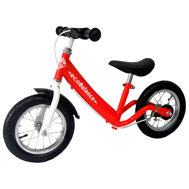 Беговел EcoBalance WAVE, колеса 12", красный, ручной тормоз, EcoBalance, 2570