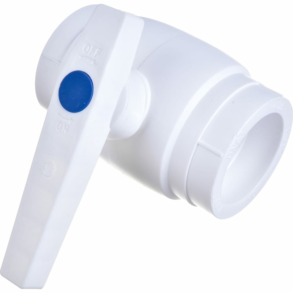 Шаровой кран MeerPlast полипропиленовый PPRC Ду63 Ру25 под приварку D200-00041