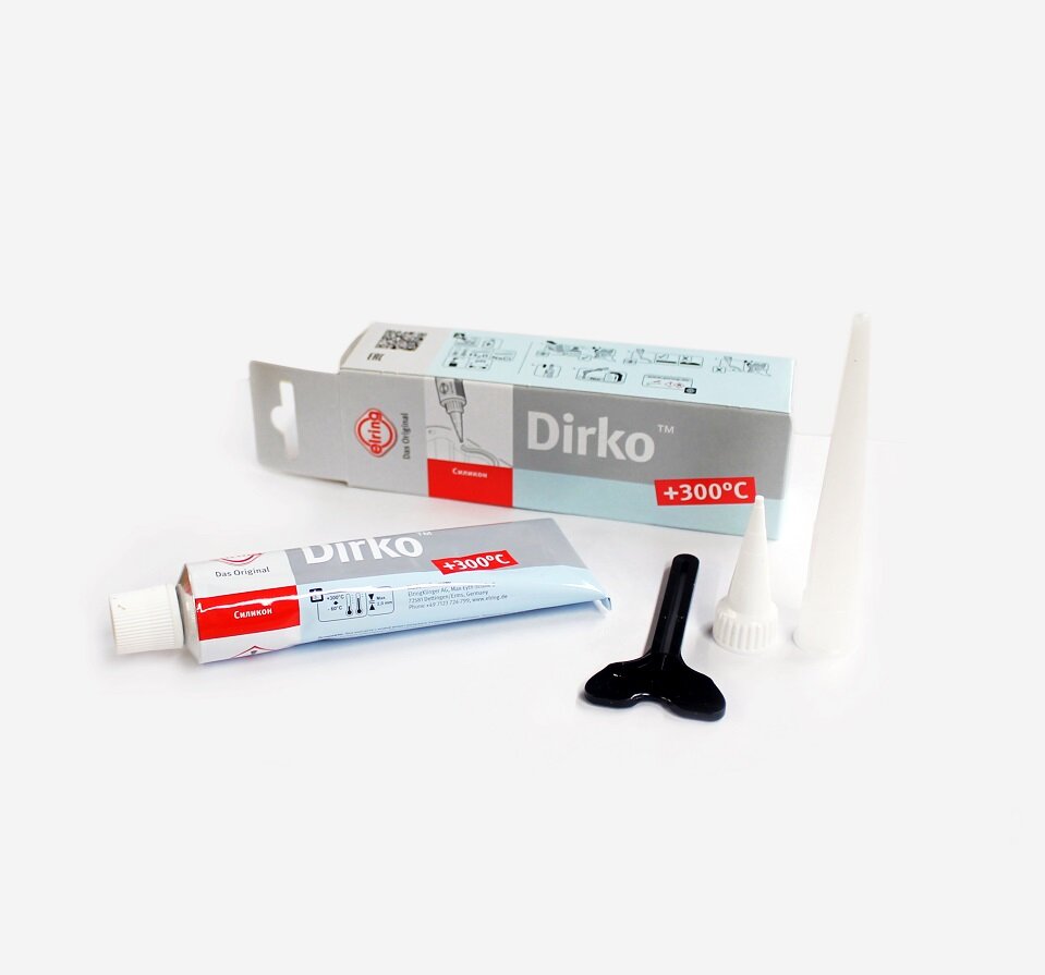 Герметик Elring силиконовый универсальный термостойкий серый 70г