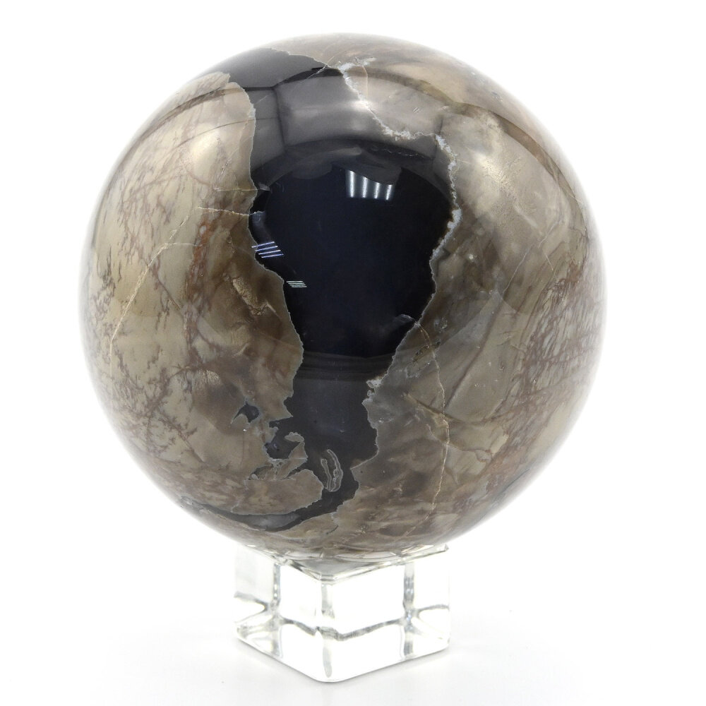 Шар из агата, диаметр 77мм .