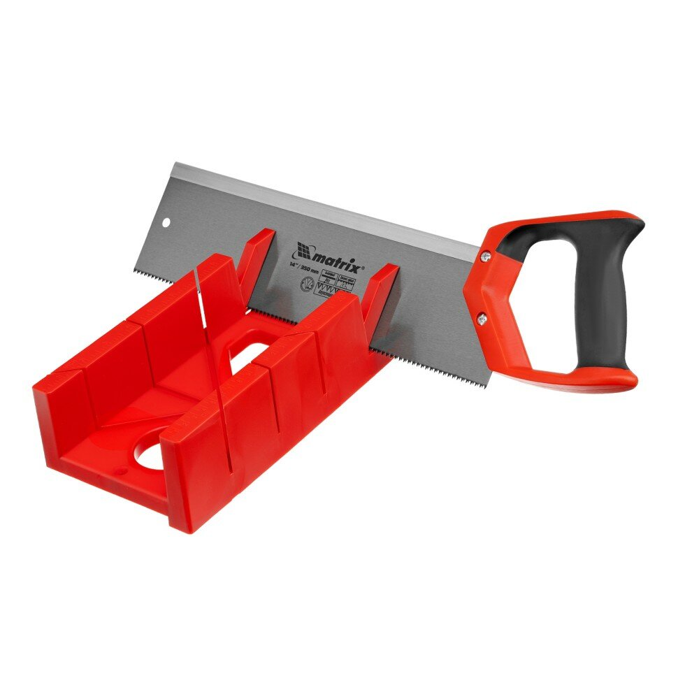 MATRIX Стусло пластиковое, 300 х 100 мм, обушковая пила 350 мм, двухкомпонентная рукоятка Matrix, ( 22550 )