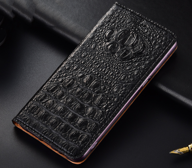 Чехол-книжка MyPads Premium для Sony Xperia L1 / L1 Dual 5.5 (G3312) из натуральной кожи с объёмным 3D рельефом спинки кожи крокодила роскошный экс.