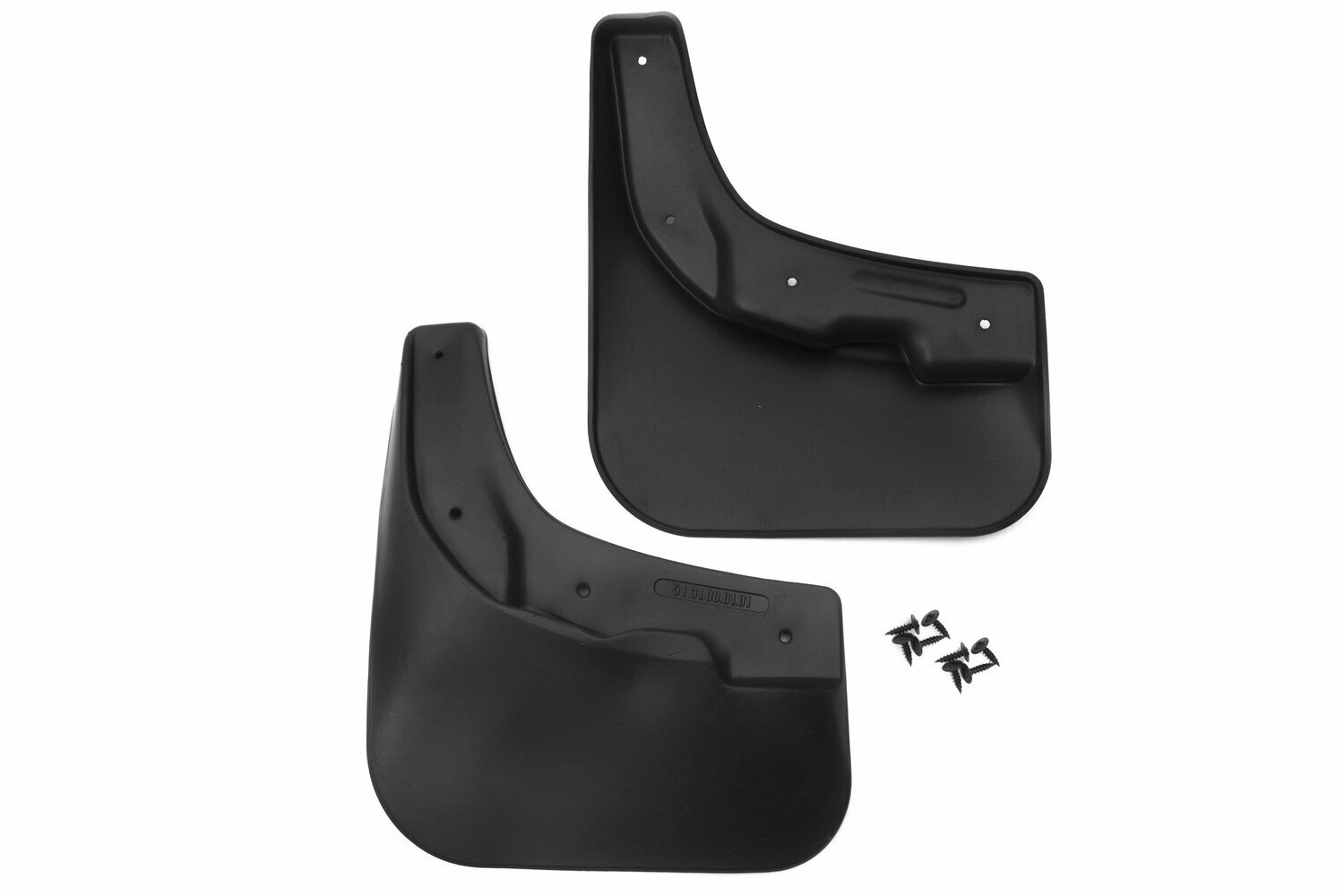 Брызговики передние подходят для VOLKSWAGEN Touareg, 2010-2014, 2 шт. (standard) / Фольксваген Туарег