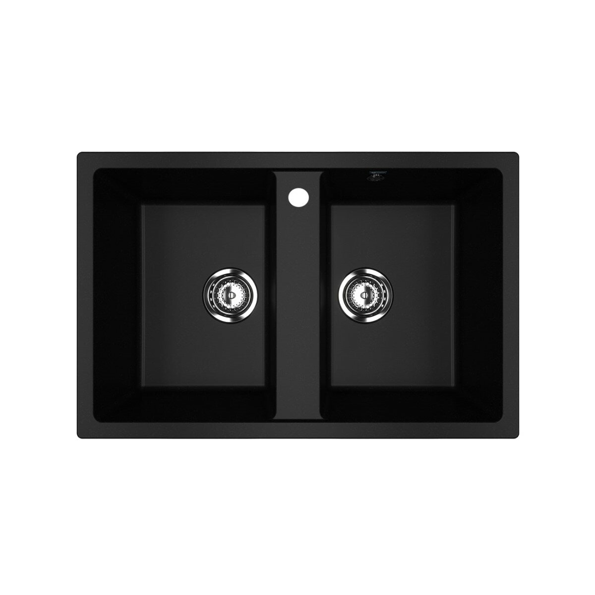 Кухонная мойка Ulgran U-608-344, ультра-черный