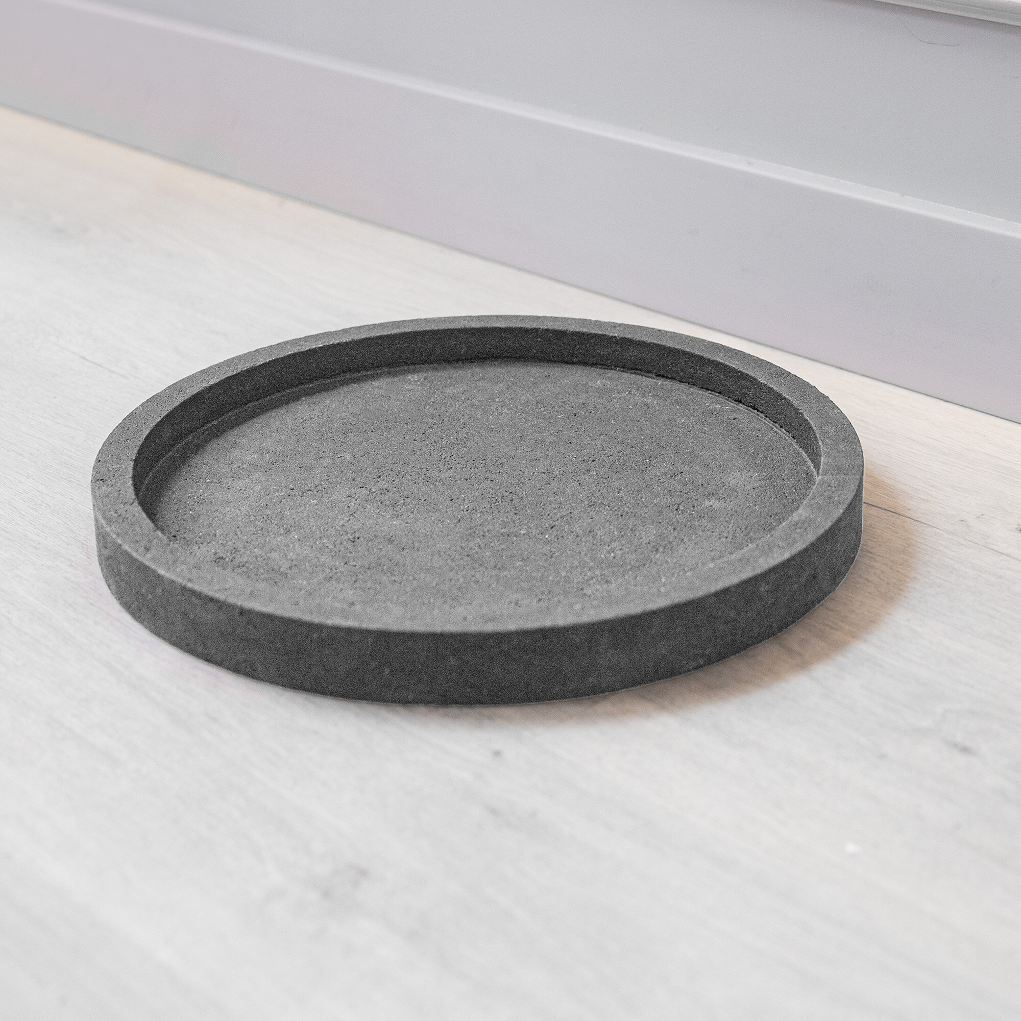 Поддон для кашпо Evabrick Cylinder серый