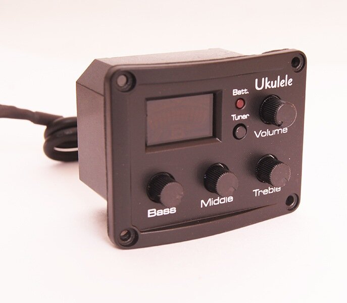Эквалайзер со звукоснимателем для укулеле, Alice UK-600T