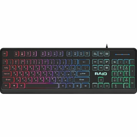 Defender Клавиатура Defender GK-778DL Raid 45778, подсветка, чёрный (USB) (ret)
