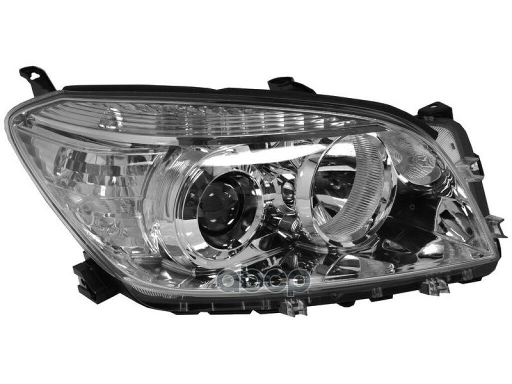 Фара правая TOYOTA RAV-4 2006-2008 CHROME ELECTRIC W/O MOTOR TYC арт. 20-b531-05-2b