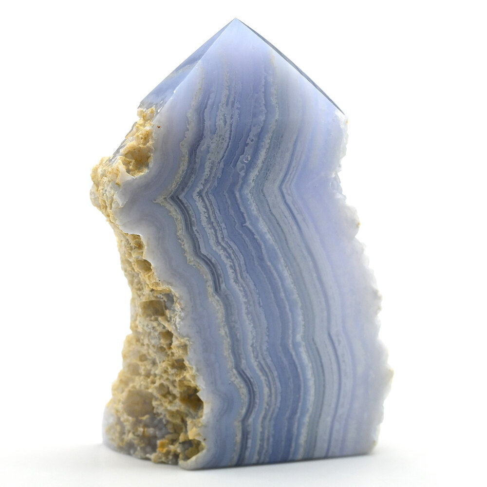 Кристалл сапфирина (агат голубой) 48*17*80мм, 118г. .