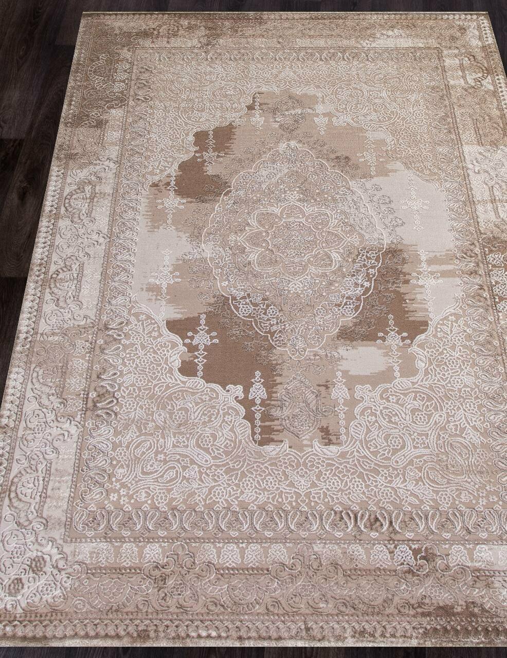 Ковер турецкий на пол в гостиную в спальню 80х150 см классический ворс 10 мм 261165 Kover-Russia