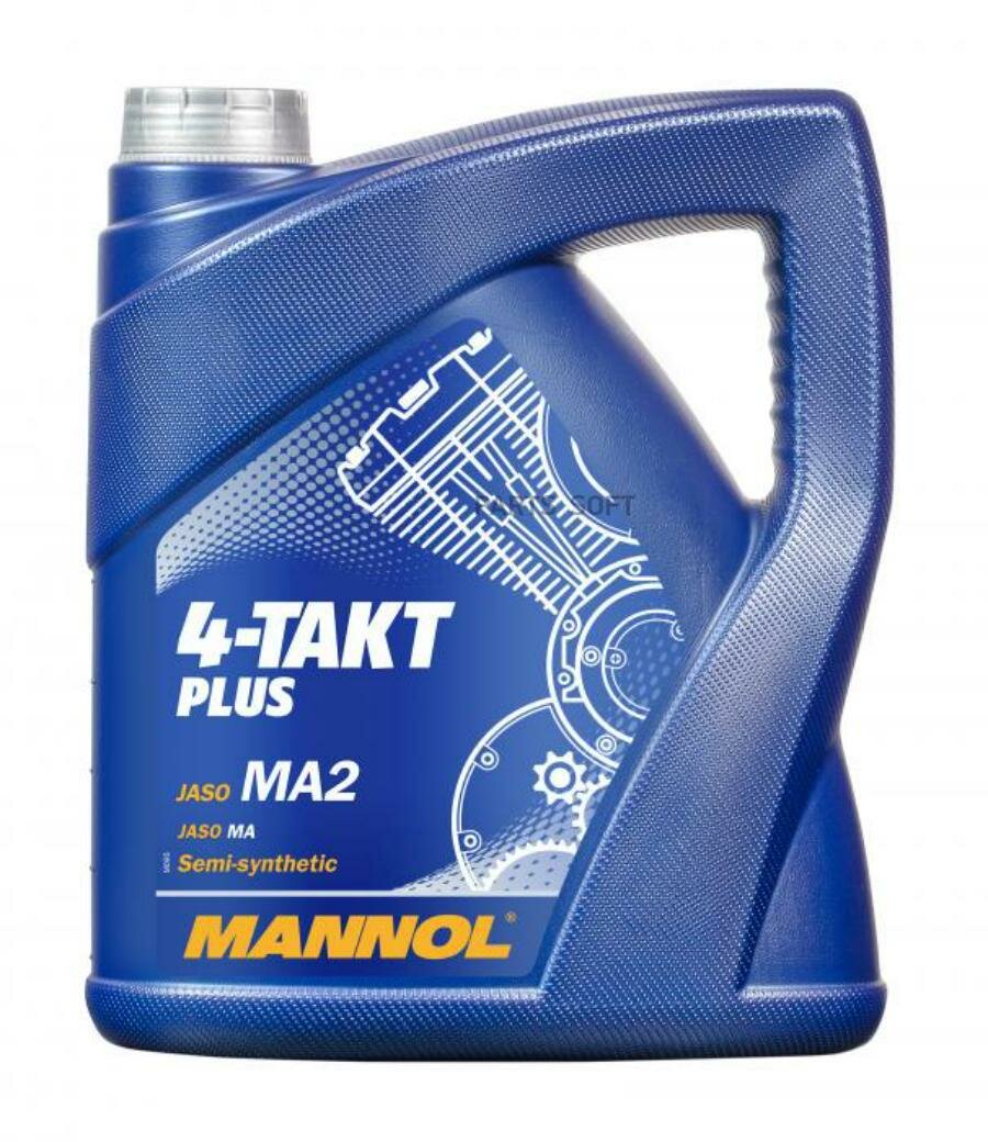 7202 mannol 4-takt plus 10w40 4 л. полусинтетическое моторное масло для мотоциклов 10w-40