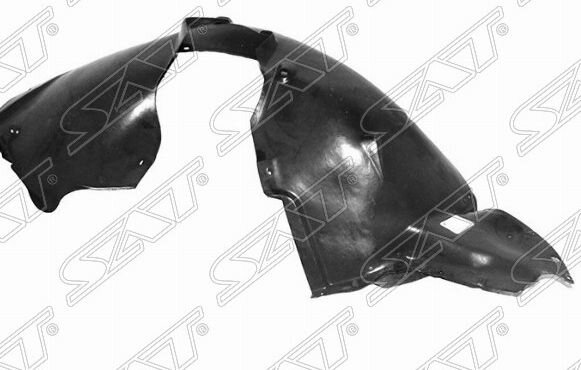 Локер SAT 306-skf022, для SKODA YETI, передняя, левая, цвет черный, 1 шт.