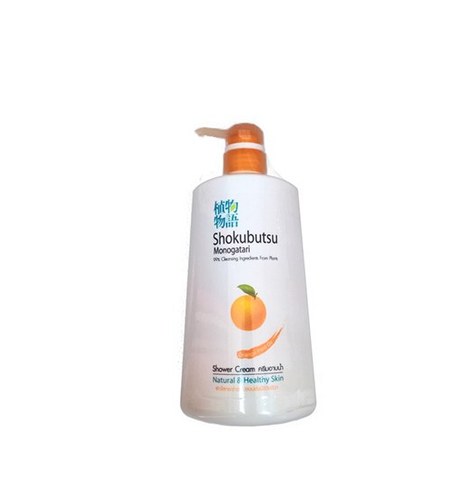 Lion Thai Shokubutsu Крем-гель для душа с апельсиновым маслом 500 мл