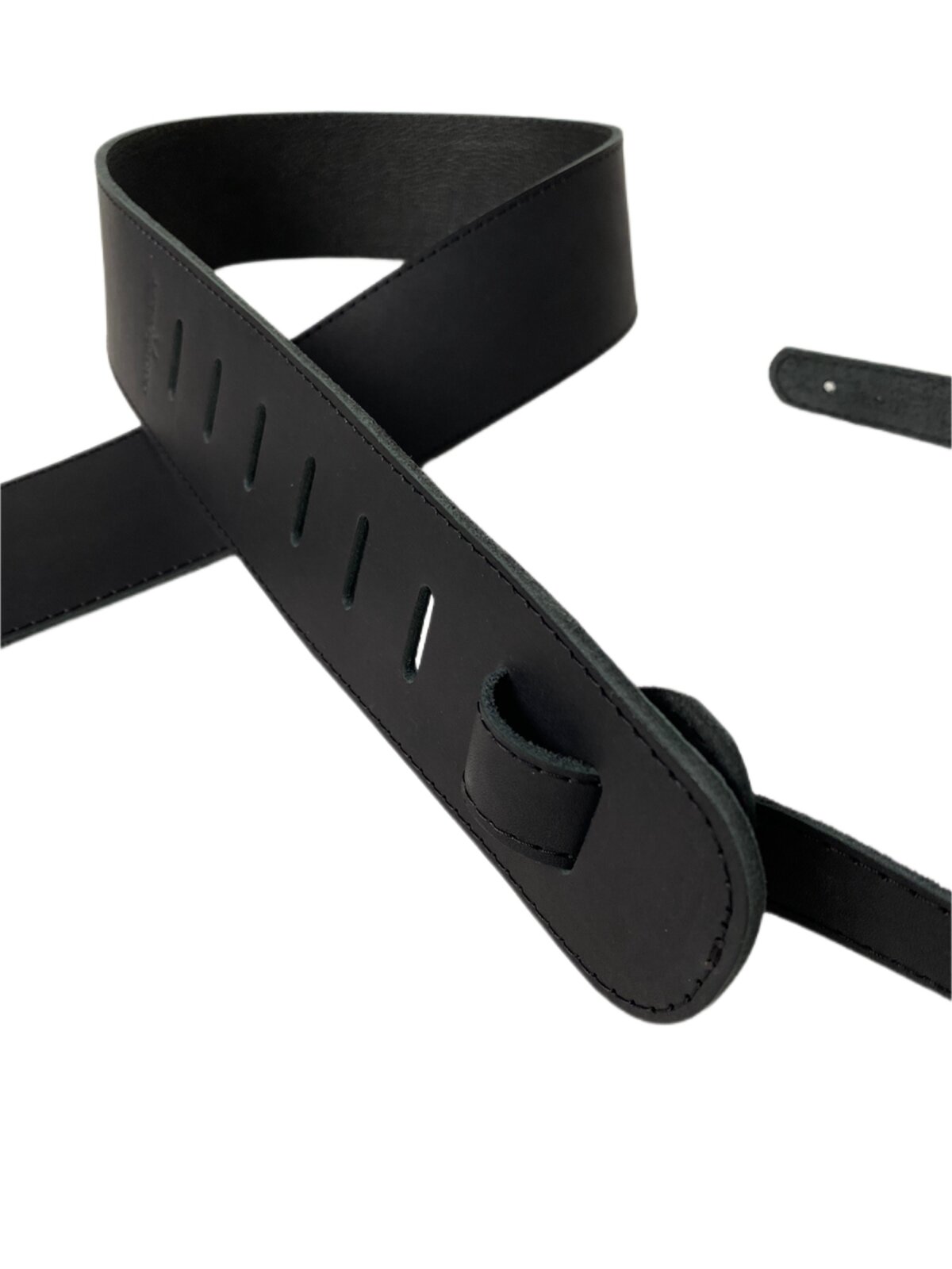 Гитарный ремень Good Craft, натуральная кожа, регулируемая длина, черный — фото 1