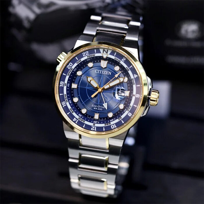 Наручные часы CITIZEN Eco-Drive, синий — фото 1