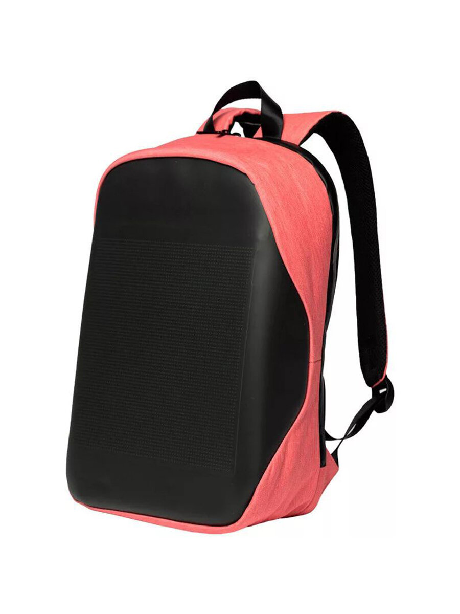 Рюкзак PICANO c LED дисплеем 17" розовый, 38x27x12 см, 900 грамм