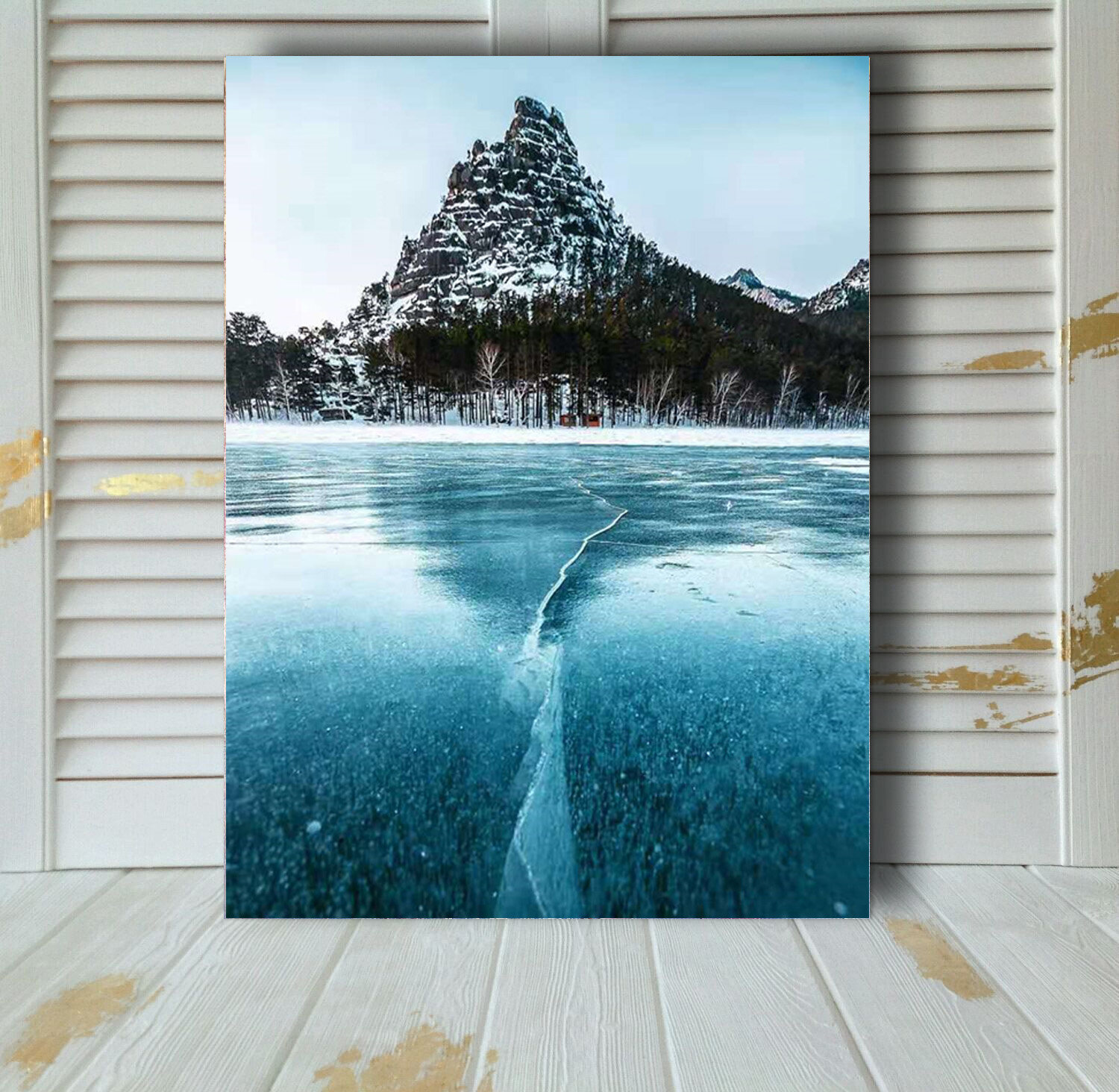 Алмазная мозаика на деревянном подрамнике 33х43 см