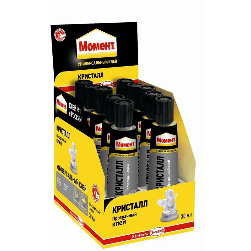 Клей Момент Кристалл 30мл в шоу-боксе Момент, момент C0036325 (1 шт.)